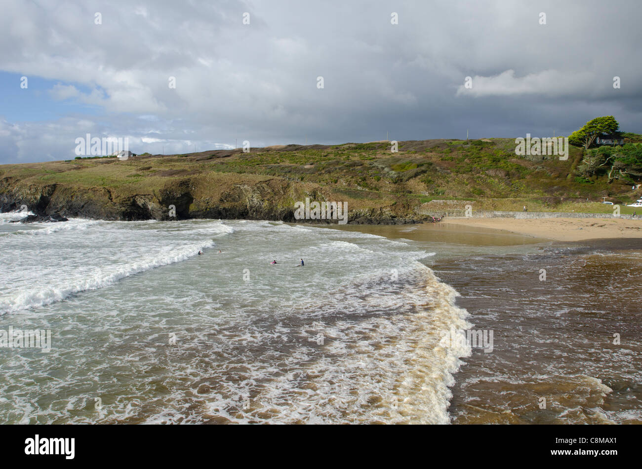 Poldhu Cove, Cornwall Stock Photo - Alamy