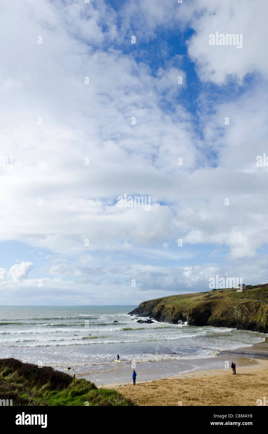Poldhu Cove, Cornwall Stock Photo - Alamy