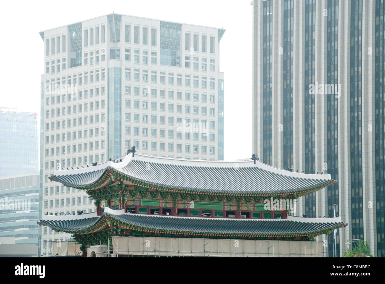 Old and new buildings in the center of Seoul Stock Photo - Alamy