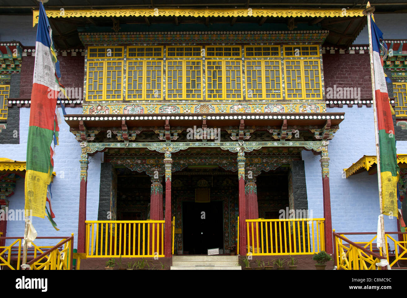 Entrance to Pemayangtse Monastery Pelling Sikkim India Stock Photo - Alamy