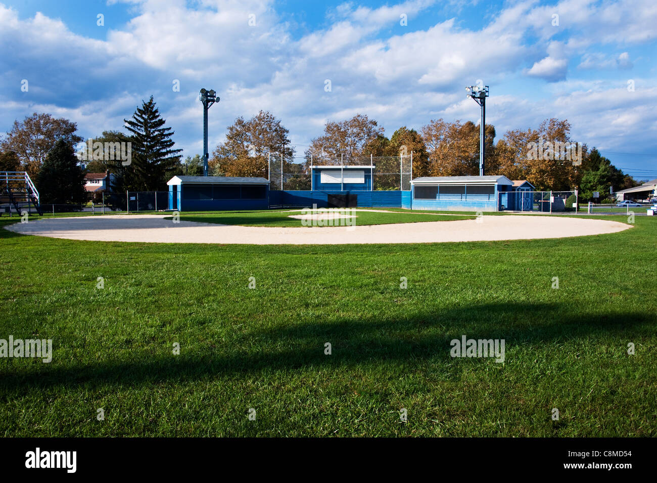 Baseball field Stock Photo - Alamy