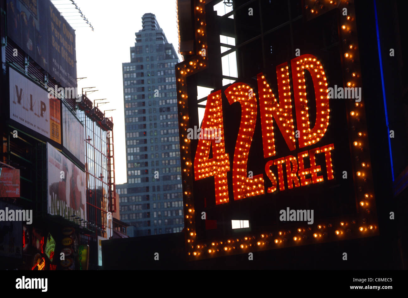 42nd Street New York Stock Photo - Alamy
