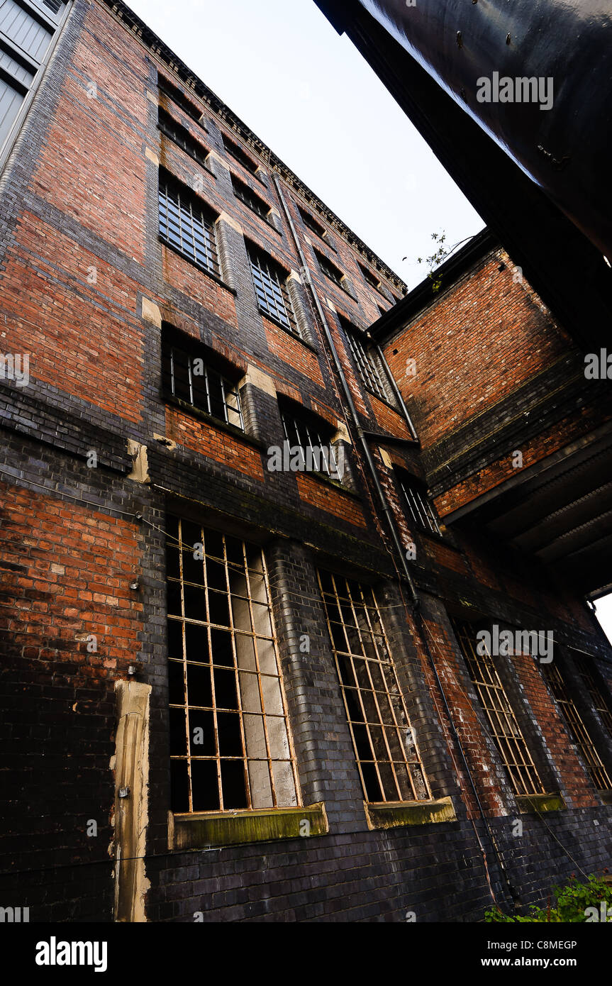 Architecture industrial industry building mill Yorkshire brick worn ...