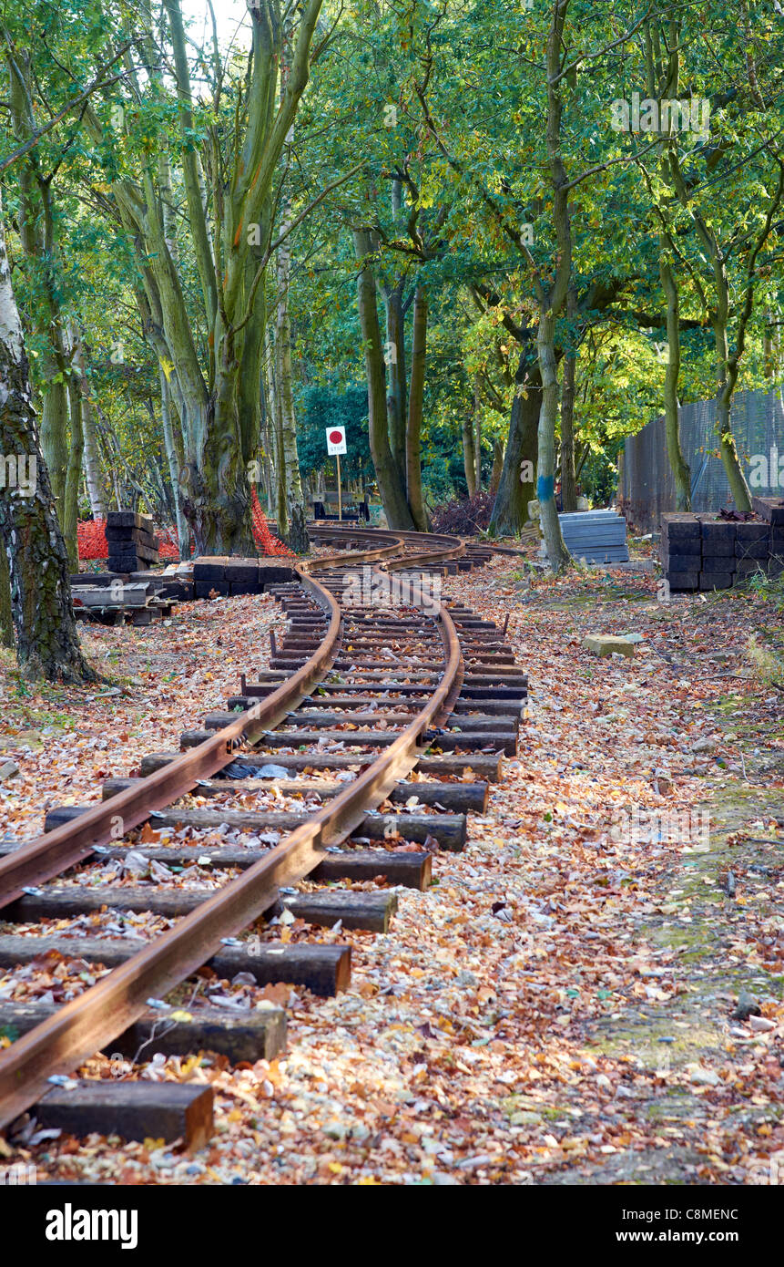 Narrow gauge (2 foot) railway at the Bursledon Brickworks Industrial ...