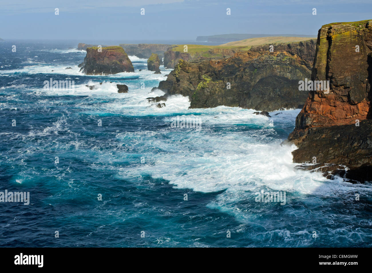 Shetland eshaness cliffs hi-res stock photography and images - Alamy