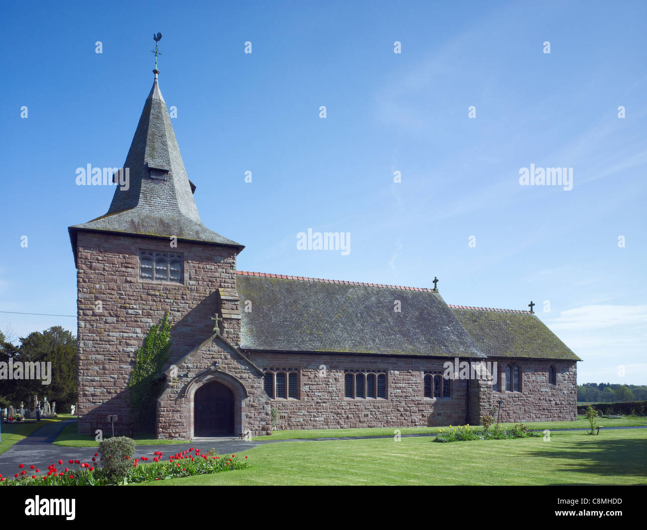 Bickley, Church, Cheshire Stock Photo - Alamy