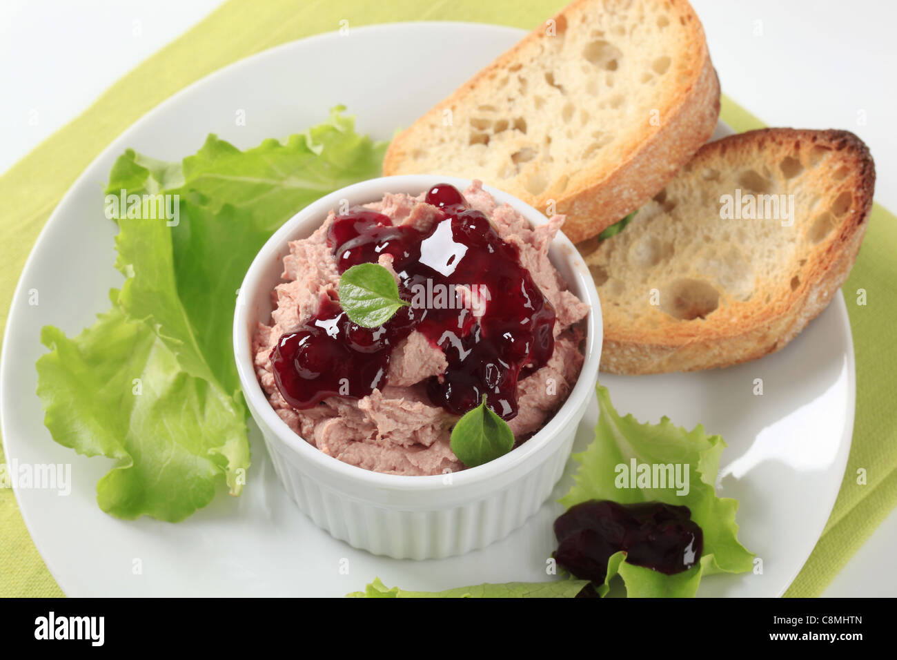 Chicken liver mousse hi-res stock photography and images - Alamy