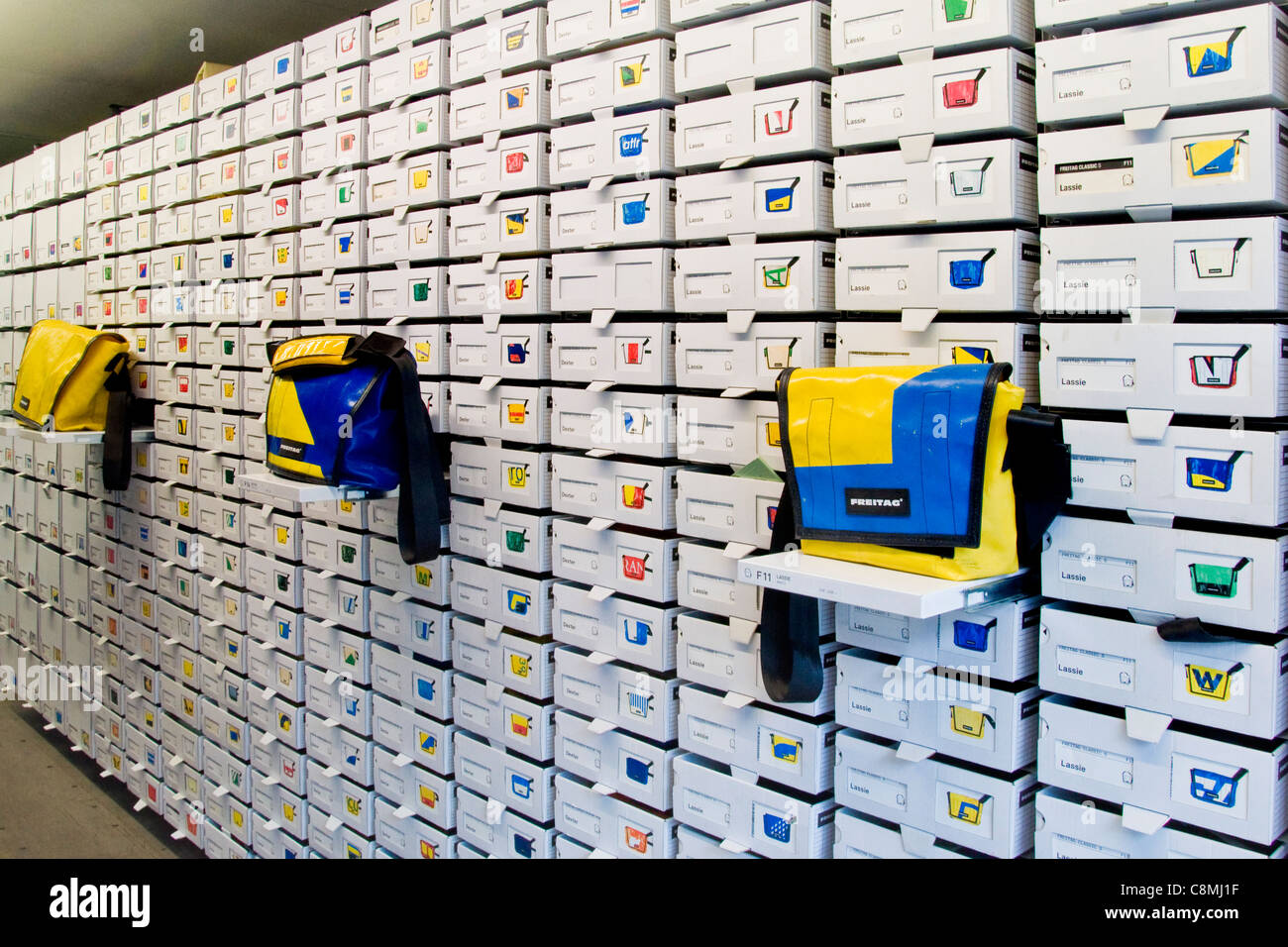 Freitag shop, Zurich, Switzerland Stock Photo - Alamy
