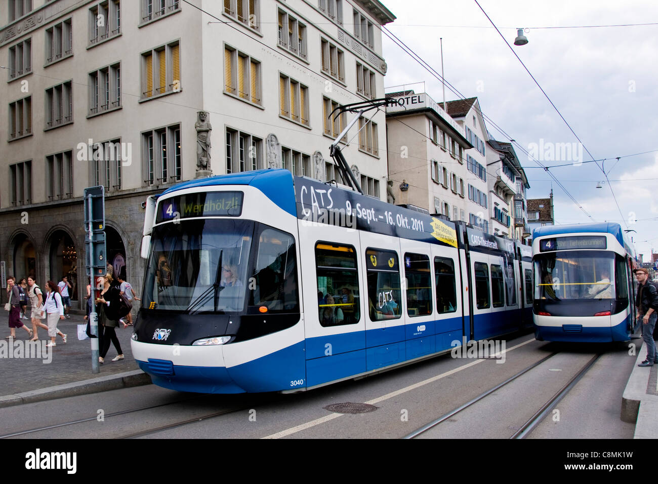 Tram, Zurich, Switzerland Stock Photo - Alamy