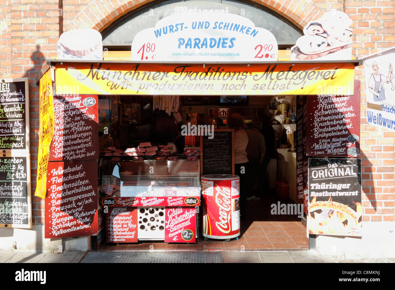 German food shop meat hi-res stock photography and images - Alamy
