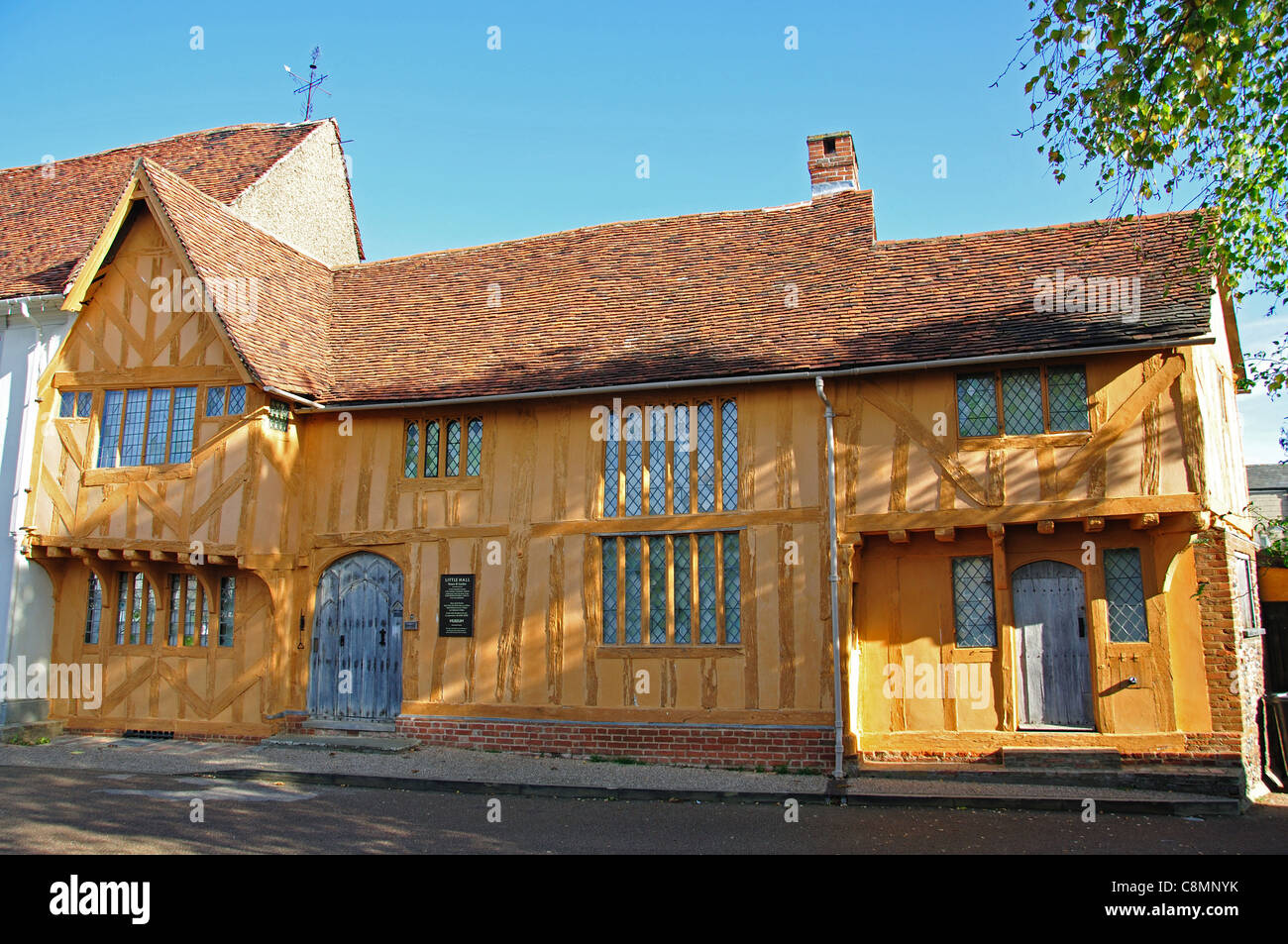 15th century Little Hall, Market Square, Lavenham, Suffolk, England ...