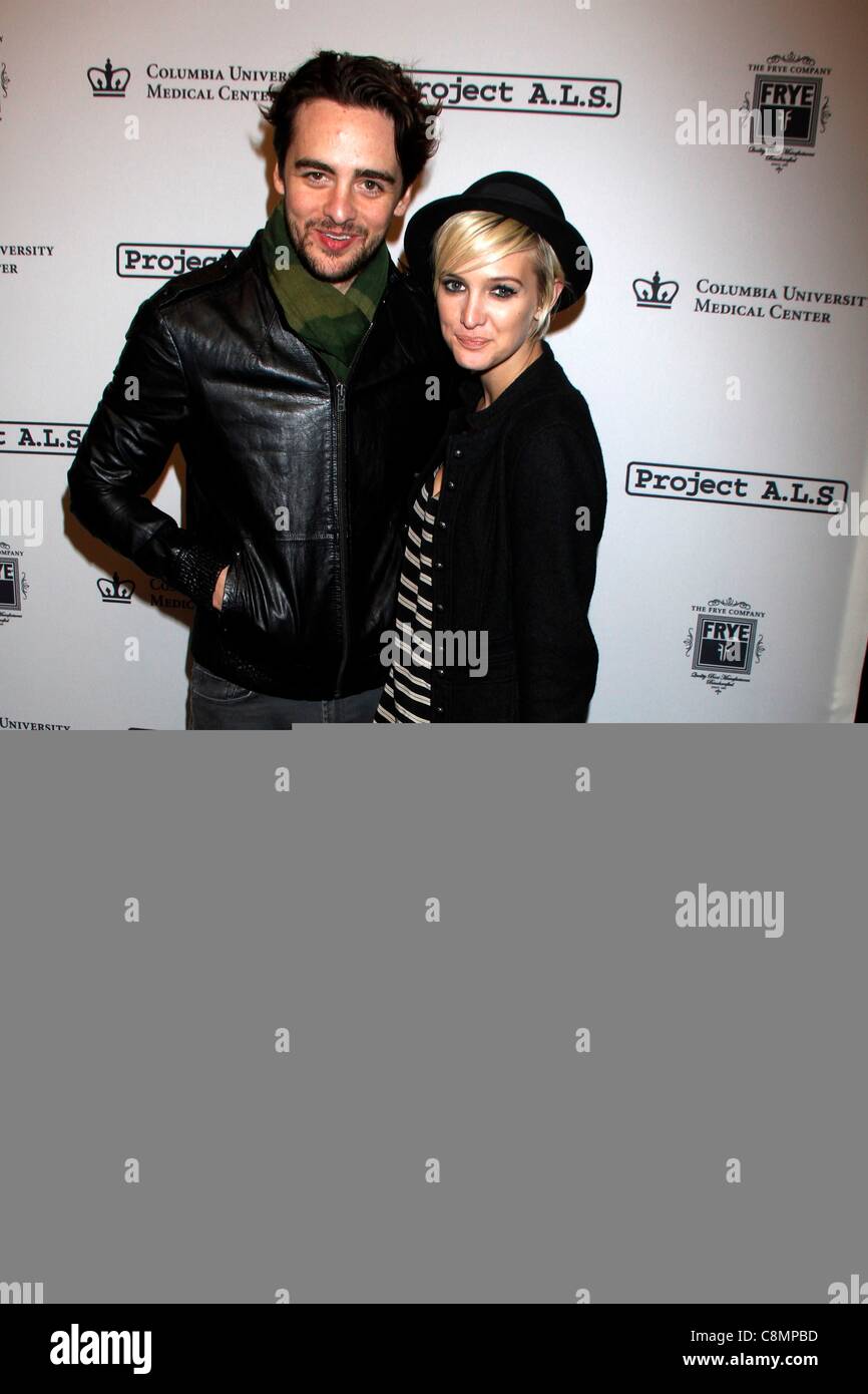 Vincent Piazza, Ashlee Simpson at arrivals for Tomorrow is Tonight 14th ...