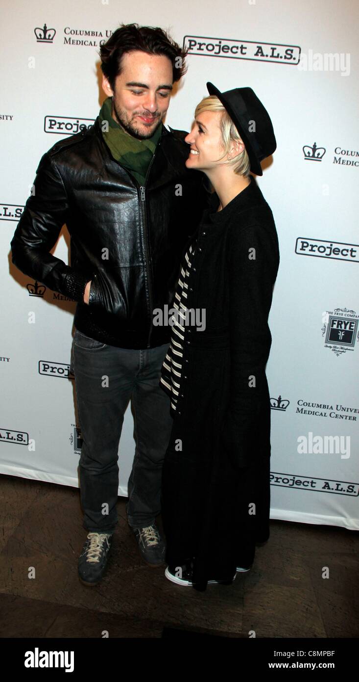 Vincent Piazza, Ashlee Simpson at arrivals for Tomorrow is Tonight 14th ...