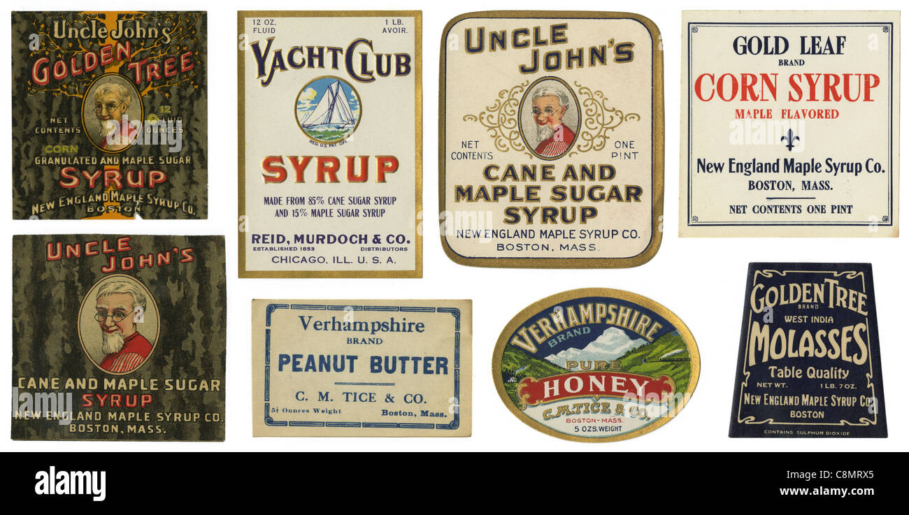 Antique label hi-res stock photography and images - Alamy