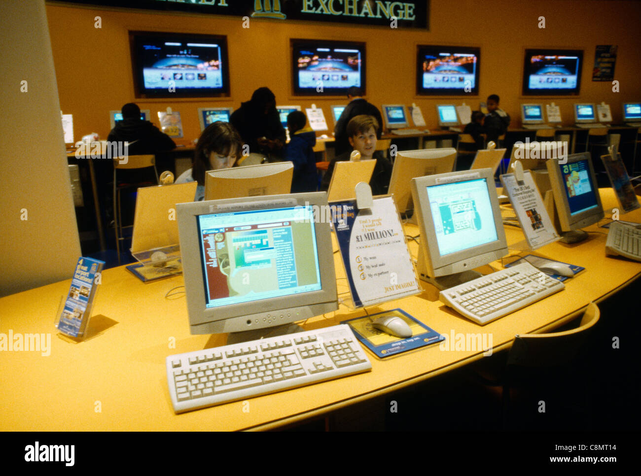 Internet Exchange At The Millennium Dome Stock Photo - Alamy