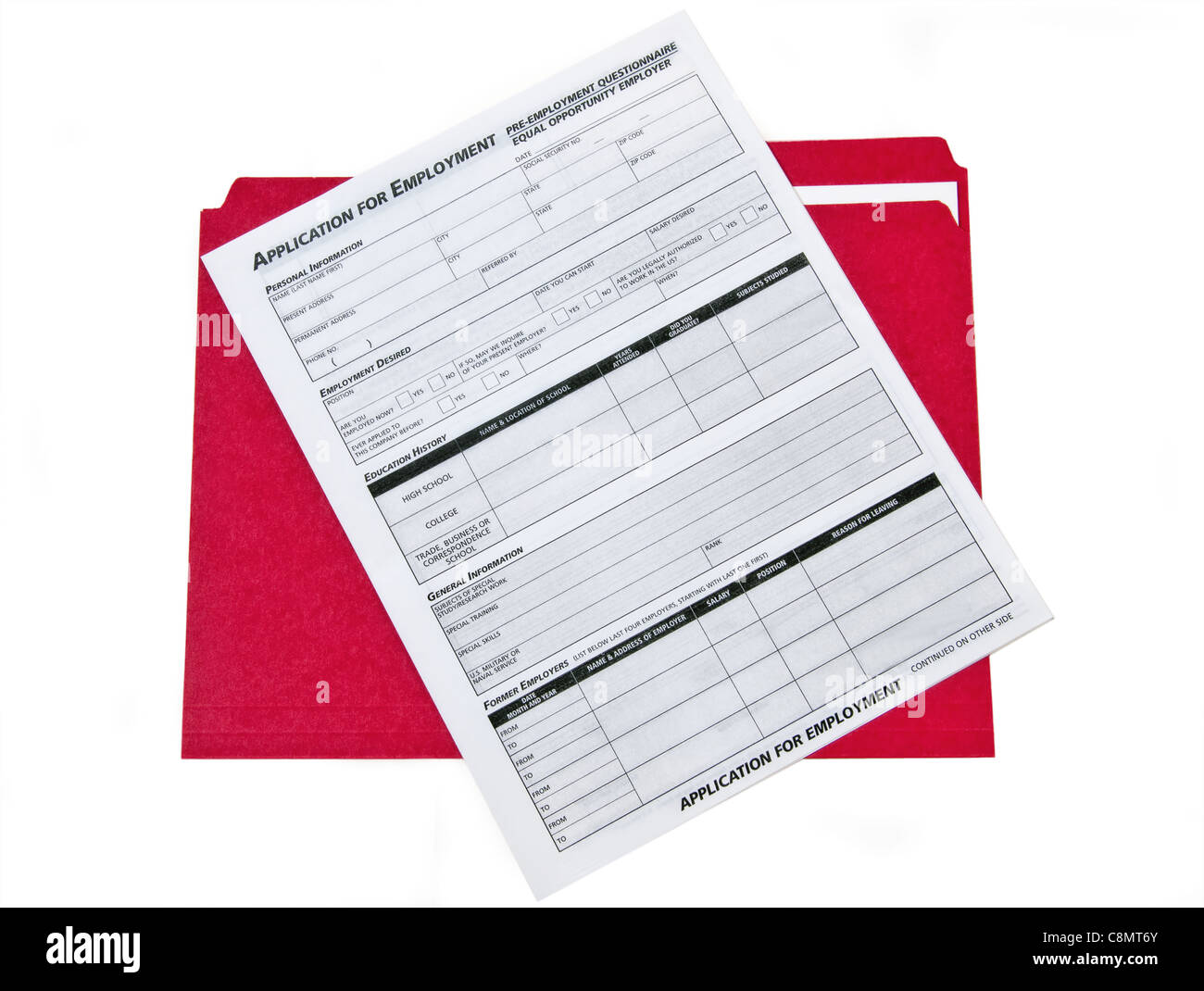 Printable Job Applications