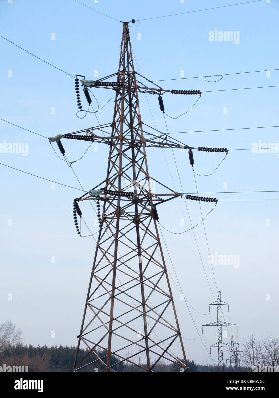 Pylon tree hi-res stock photography and images - Alamy