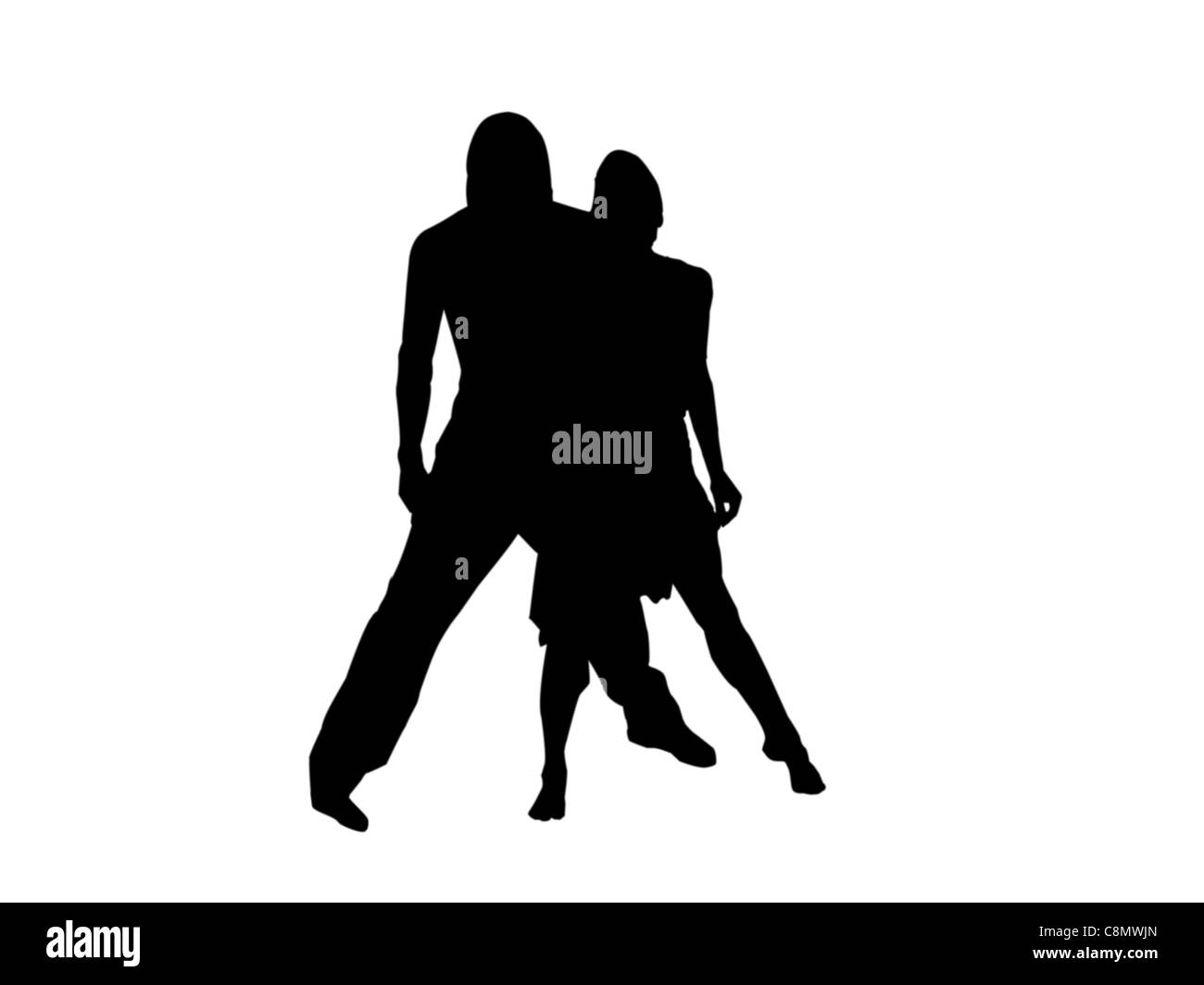 Dancers couple dancing Cut Out Stock Images & Pictures - Alamy