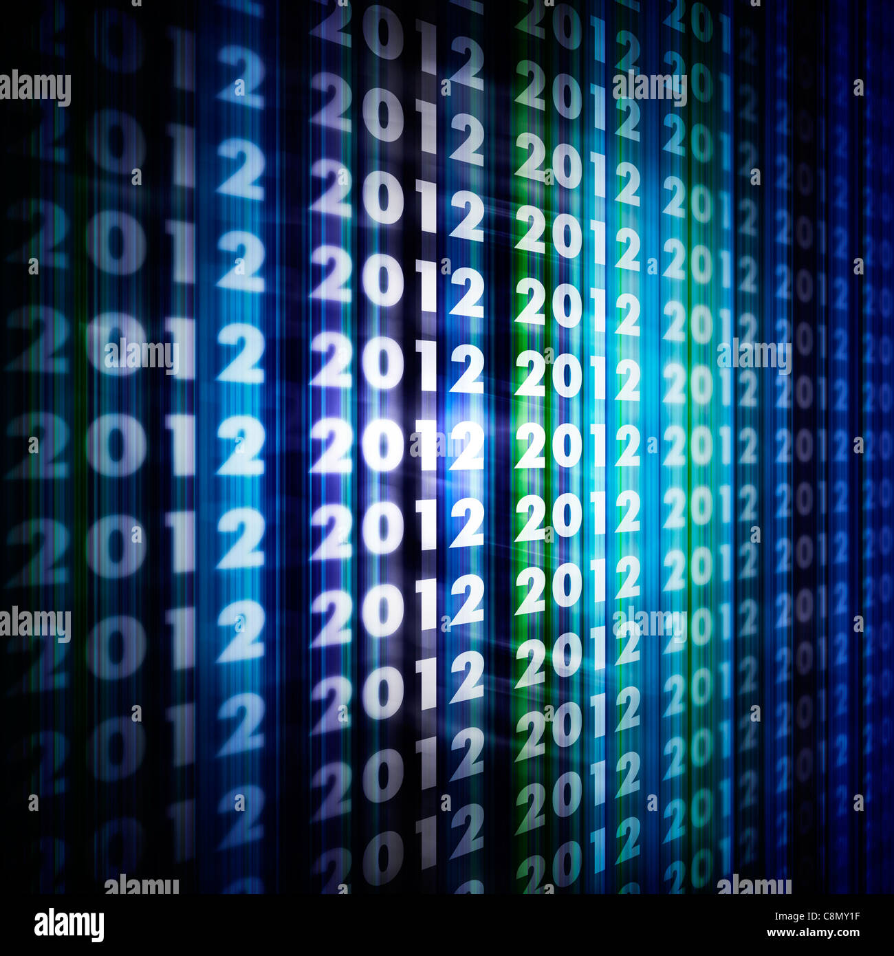 2012 matrix background Stock Photo - Alamy