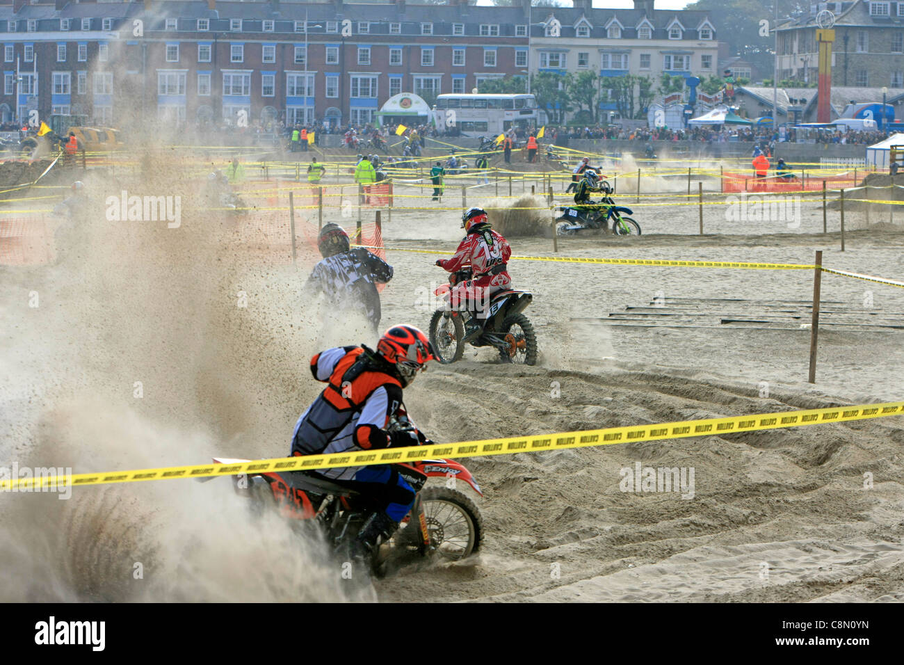 Motorcycling on the beach hi-res stock photography and images - Alamy
