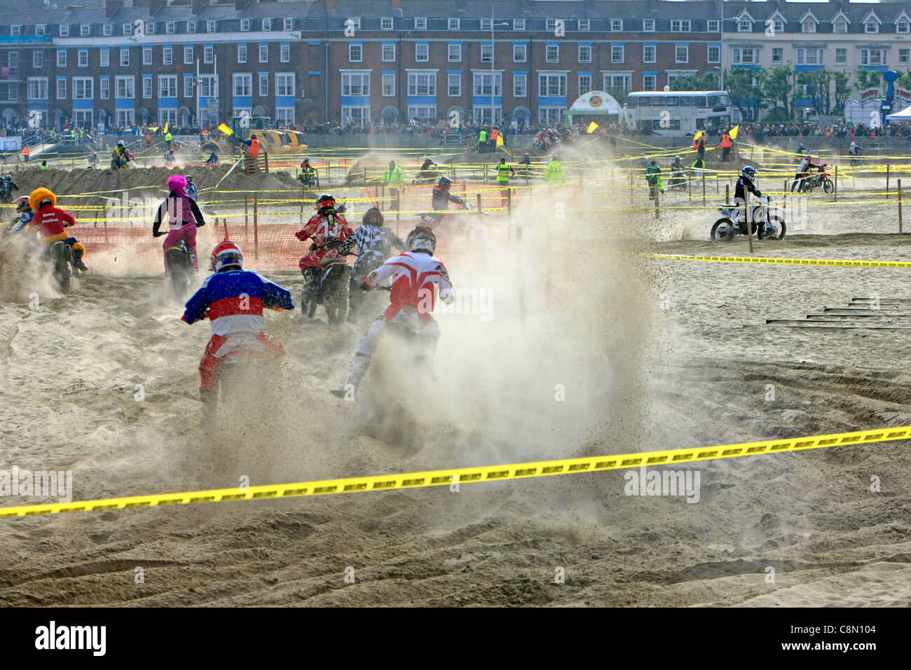 Motorcycling on the beach hi-res stock photography and images - Alamy