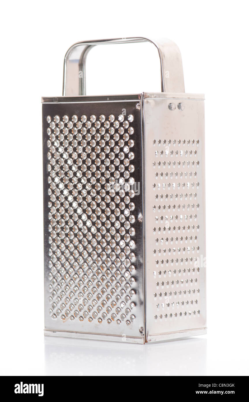 steel grate on white background Stock Photo - Alamy