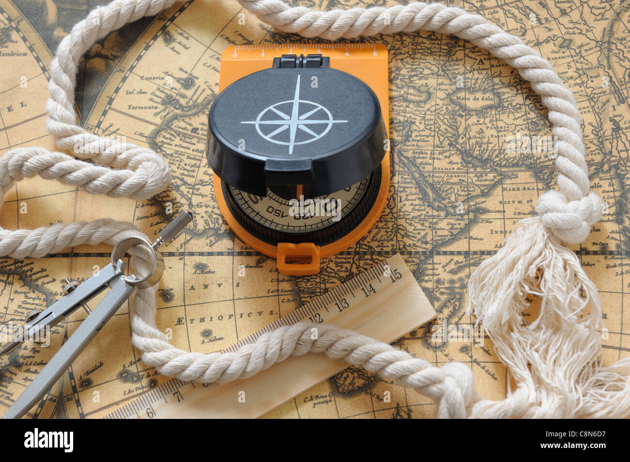 Abstract world map with human face hi-res stock photography and images ...