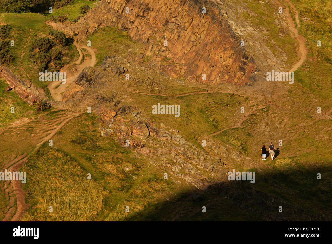 The Craggs, view from above Stock Photo - Alamy