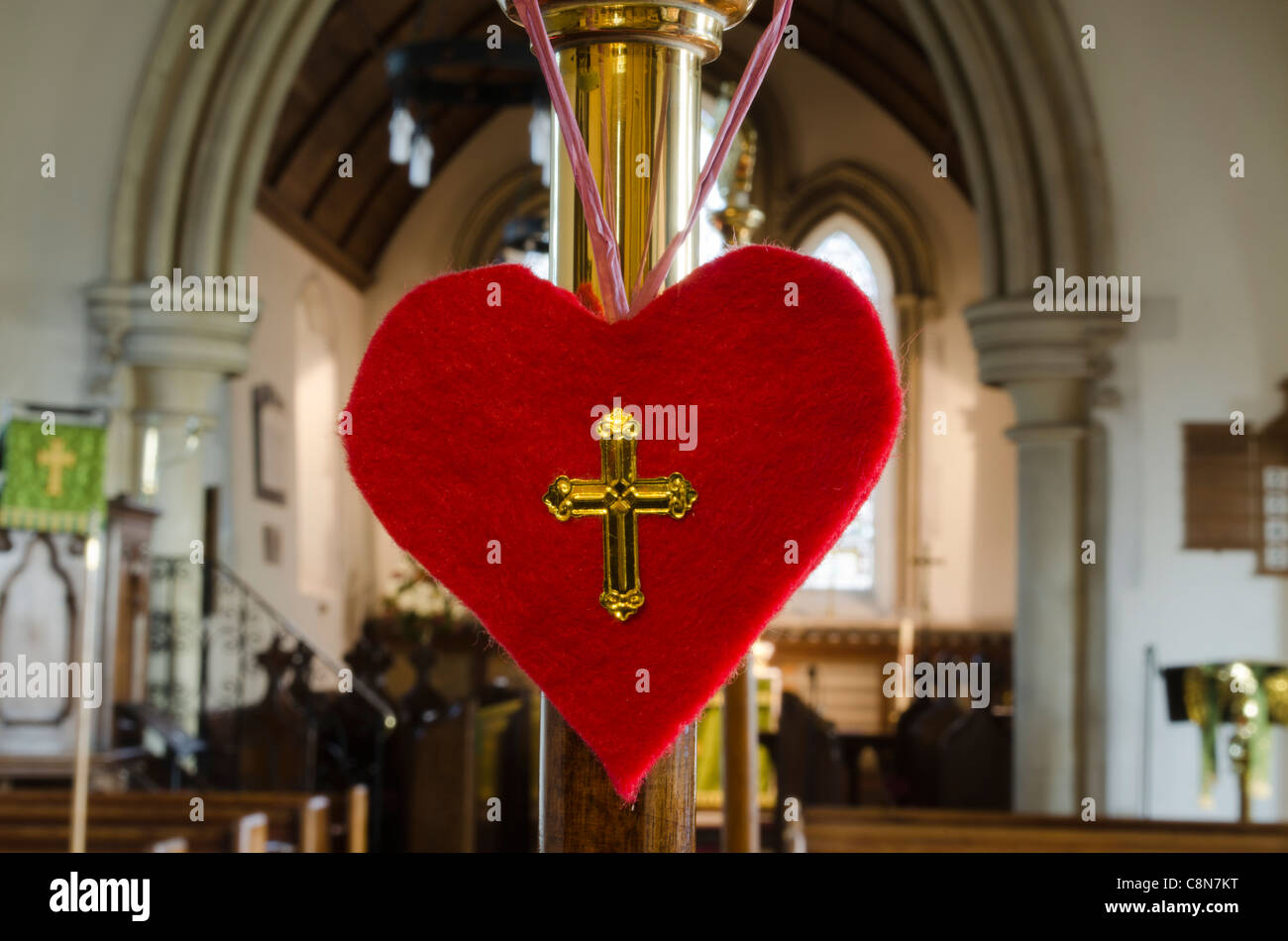 Christian church heart love symbol hi-res stock photography and images ...