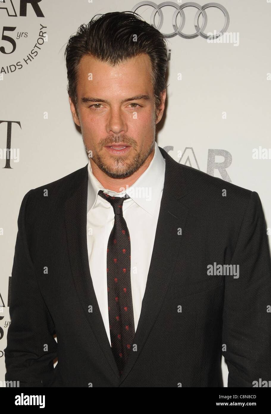 Josh Duhamel at arrivals for amfAR Inspiration Gala Los Angeles ...
