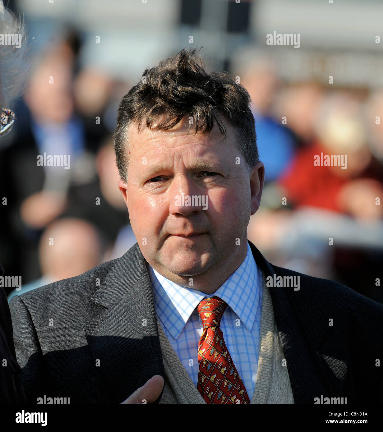 Horse racing racing post trophy doncaster racecourse hi-res stock ...