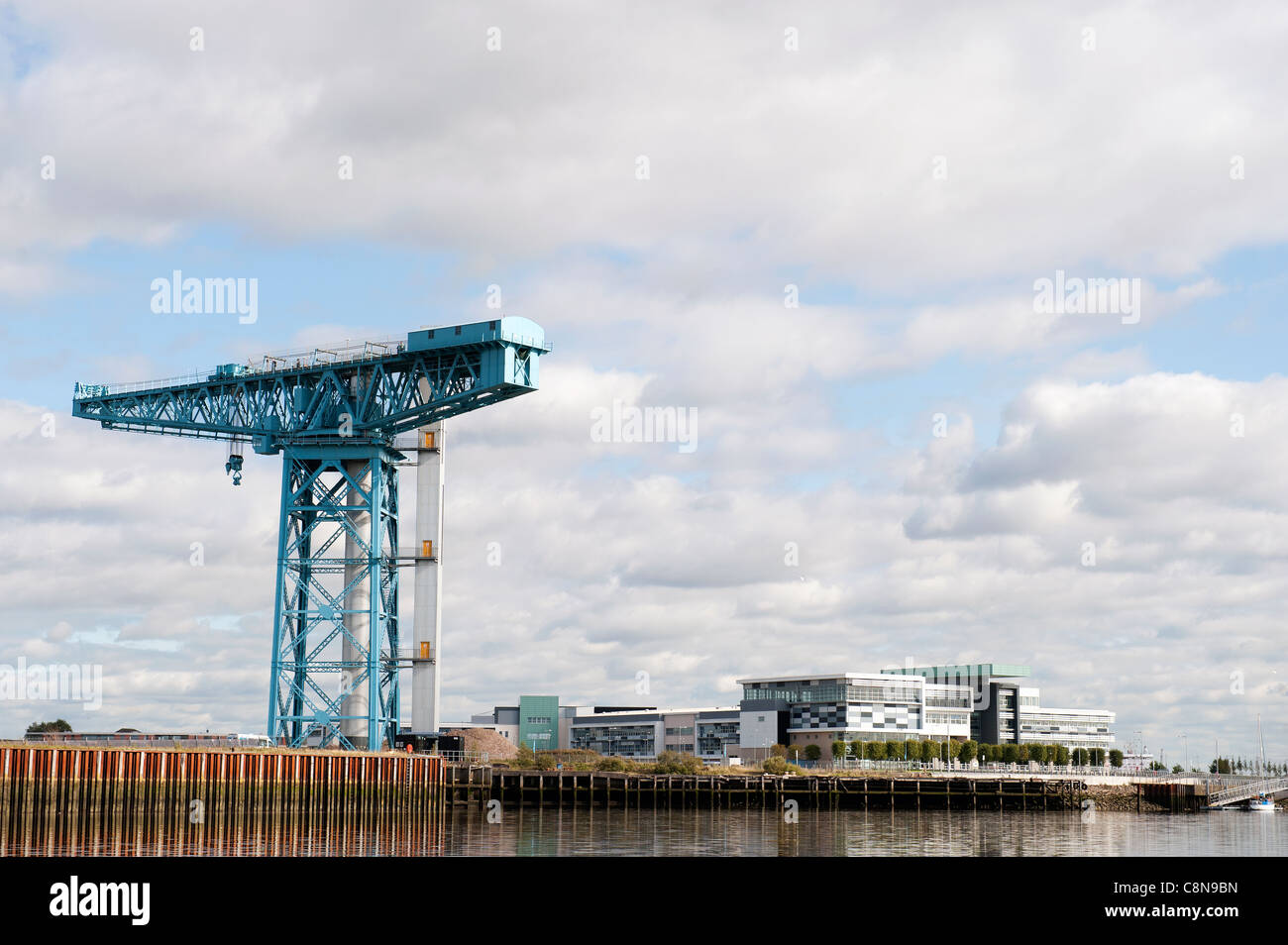 The Titan Crane in Clydebank near Glasgow which is now open as a ...