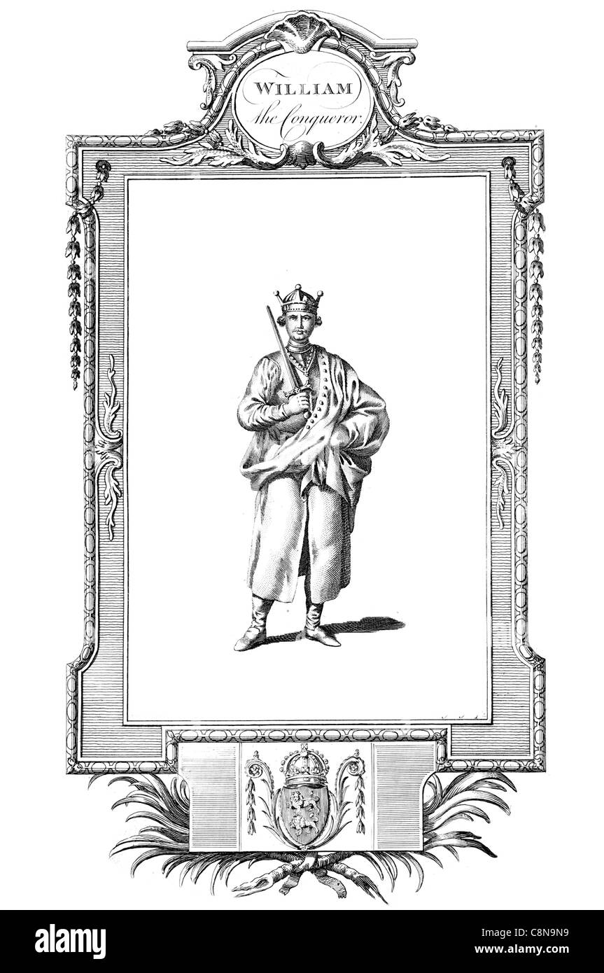 William I 1028 1087 the Conqueror Guillaume le Conquérant Norman King ...