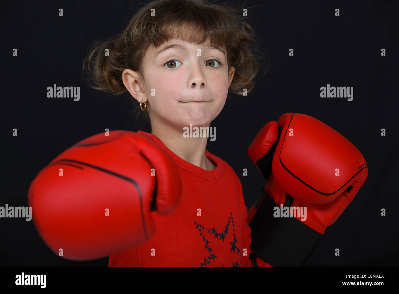 Blond boxer boxing boxing hi-res stock photography and images - Alamy
