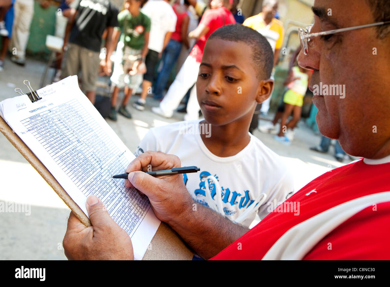 People in boxing gym, Havana, Cuba, Latin America Stock Photo - Alamy