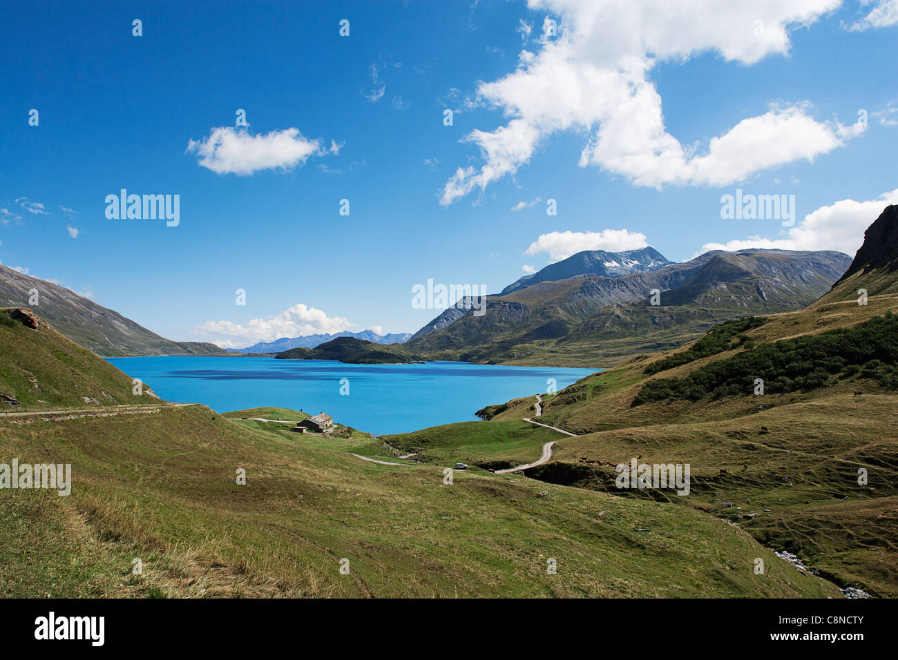 France, Col du Mont Cenis, Lac du Mont Cenis Stock Photo - Alamy
