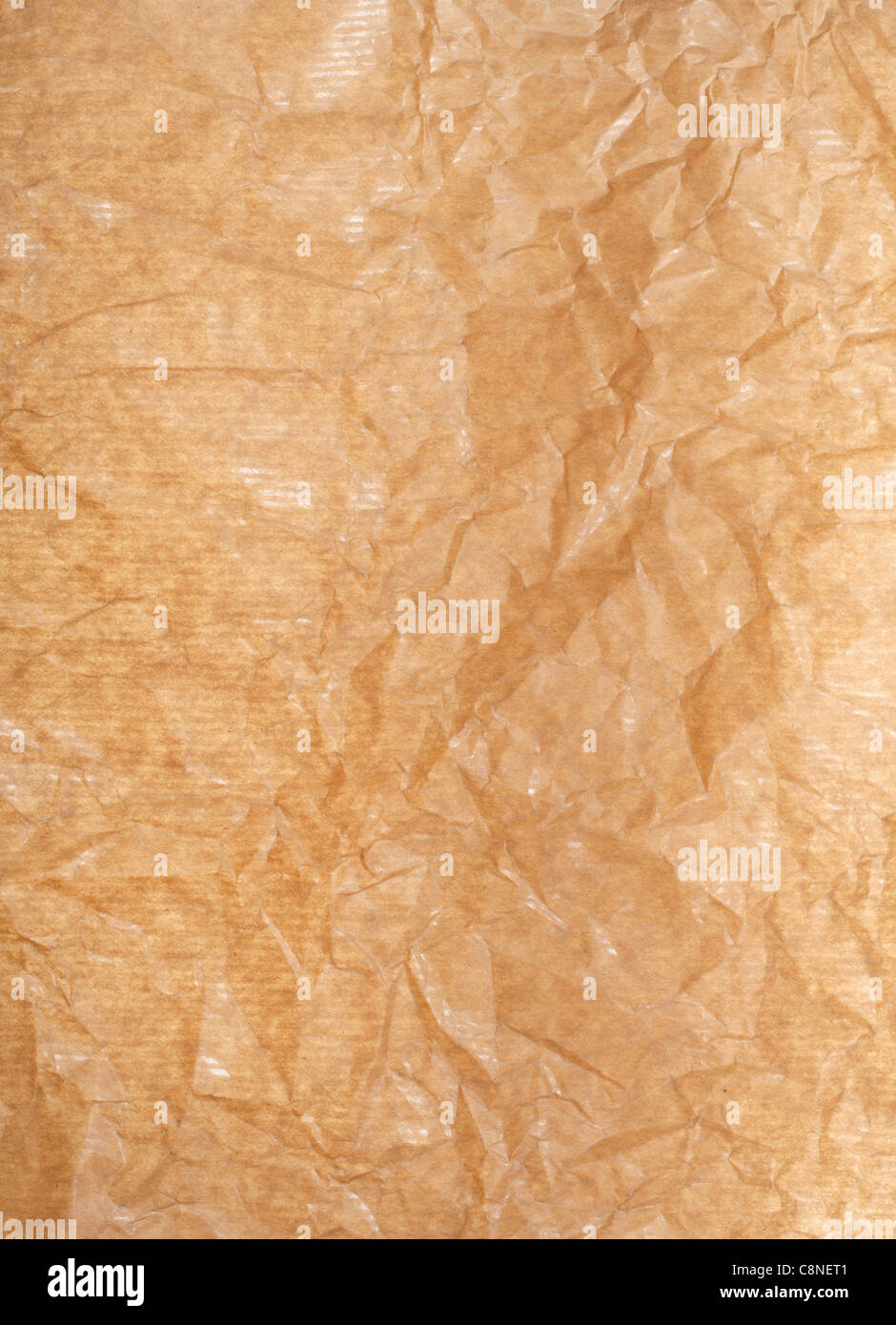 fragment of crumpled sheet of paper to packing Stock Photo - Alamy