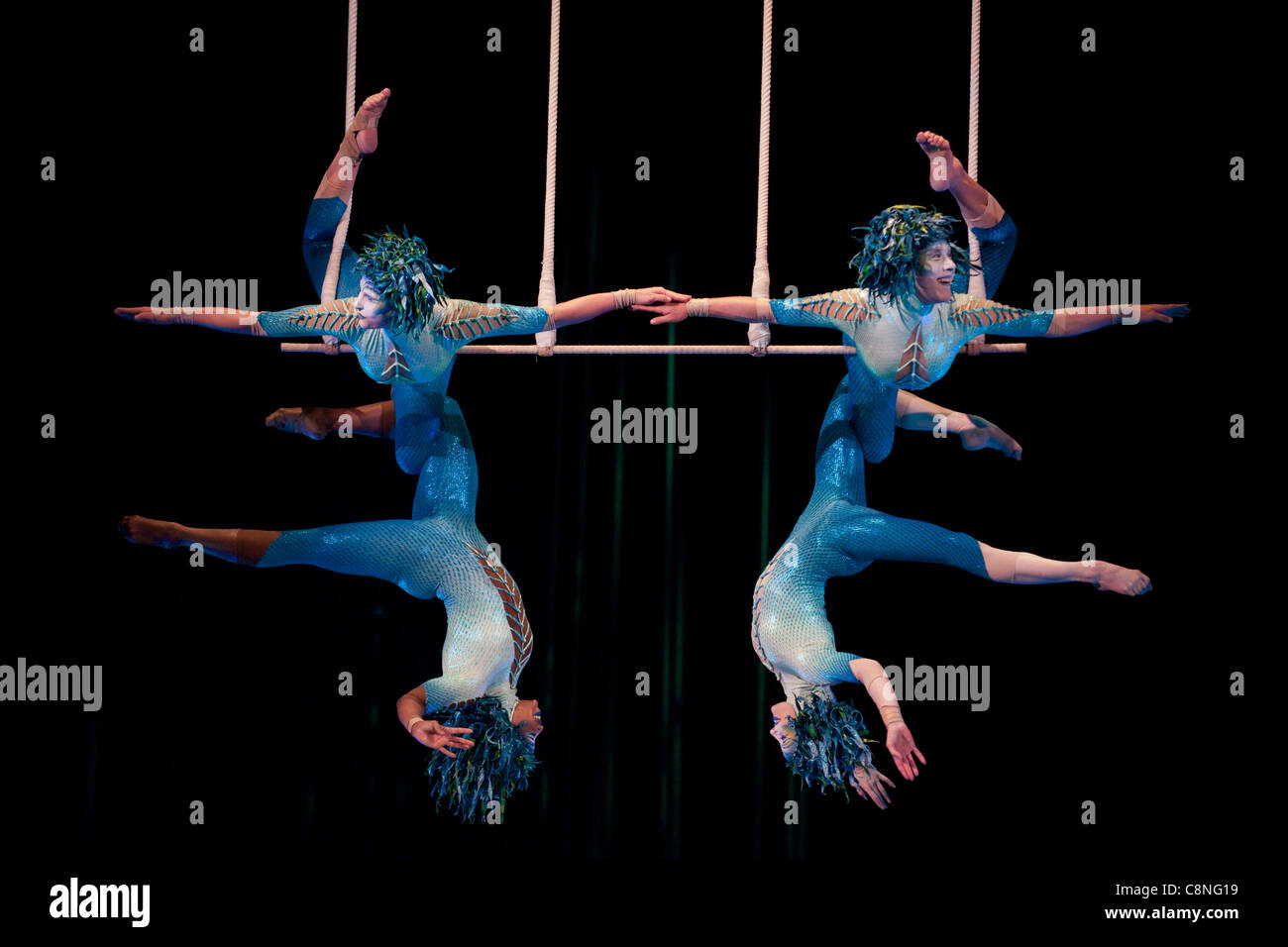 Cirque du Soleil perform "Varekai" at the Royal Albert Hall, London ...