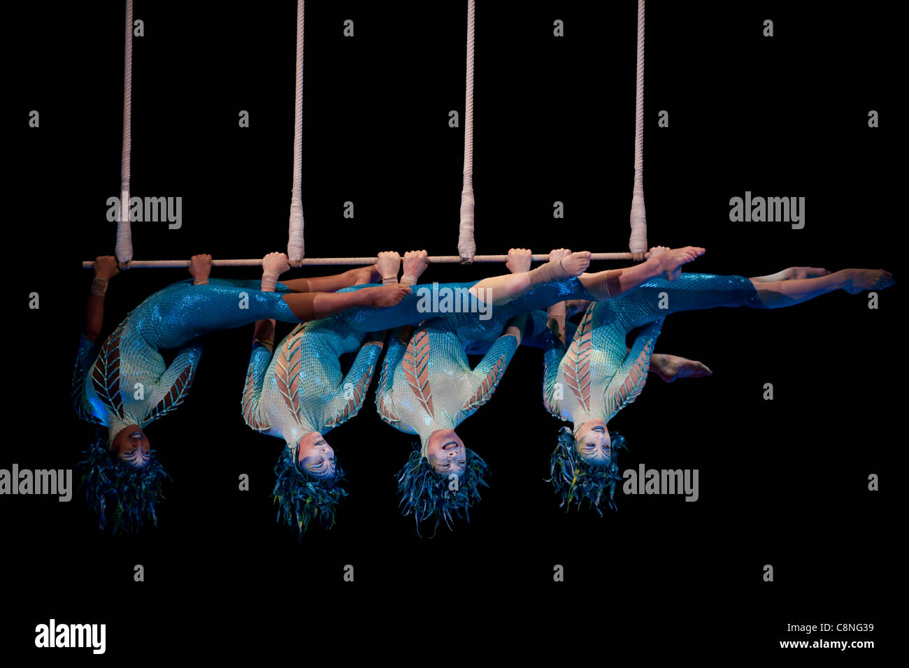 Cirque du Soleil perform "Varekai" at the Royal Albert Hall, London ...