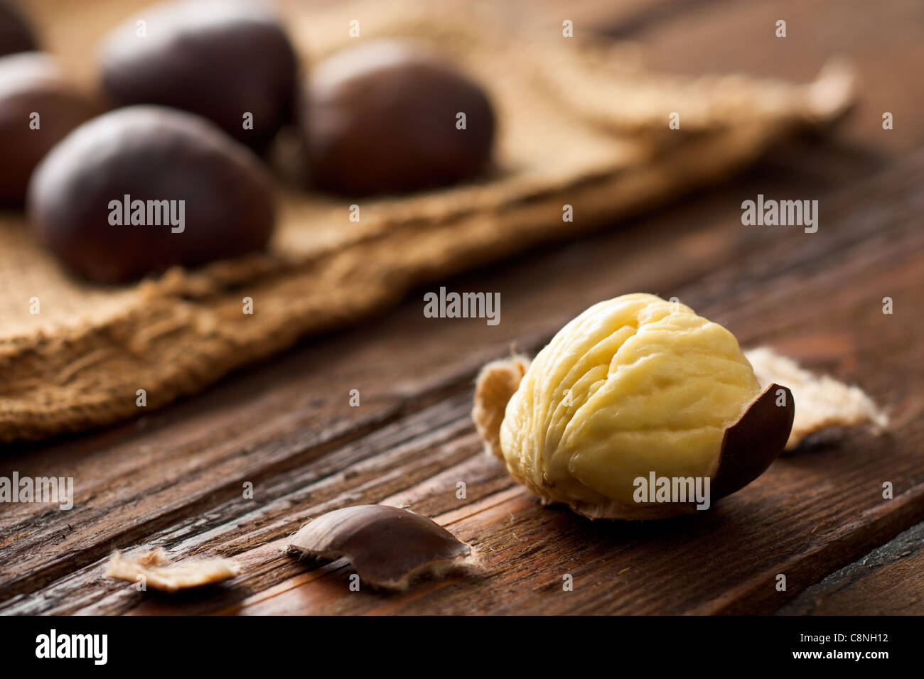 Chestnut nuts hi-res stock photography and images - Alamy