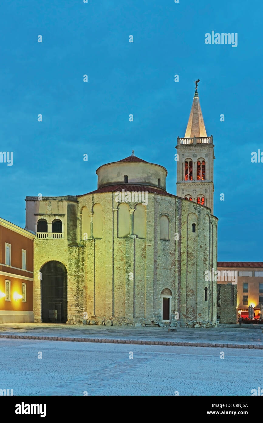 The Forum, city marketplace Zadar Dalmatia Croatia Europe Stock Photo ...