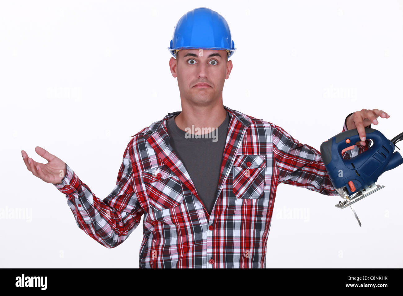 Clueless builder hi-res stock photography and images - Alamy
