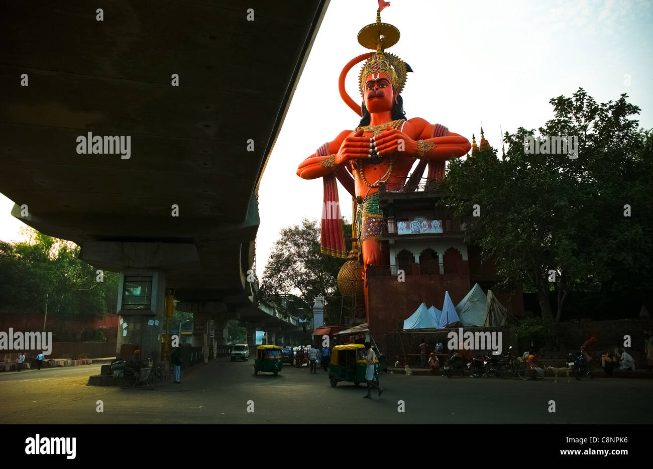 Hanuman temple delhi hi-res stock photography and images - Alamy