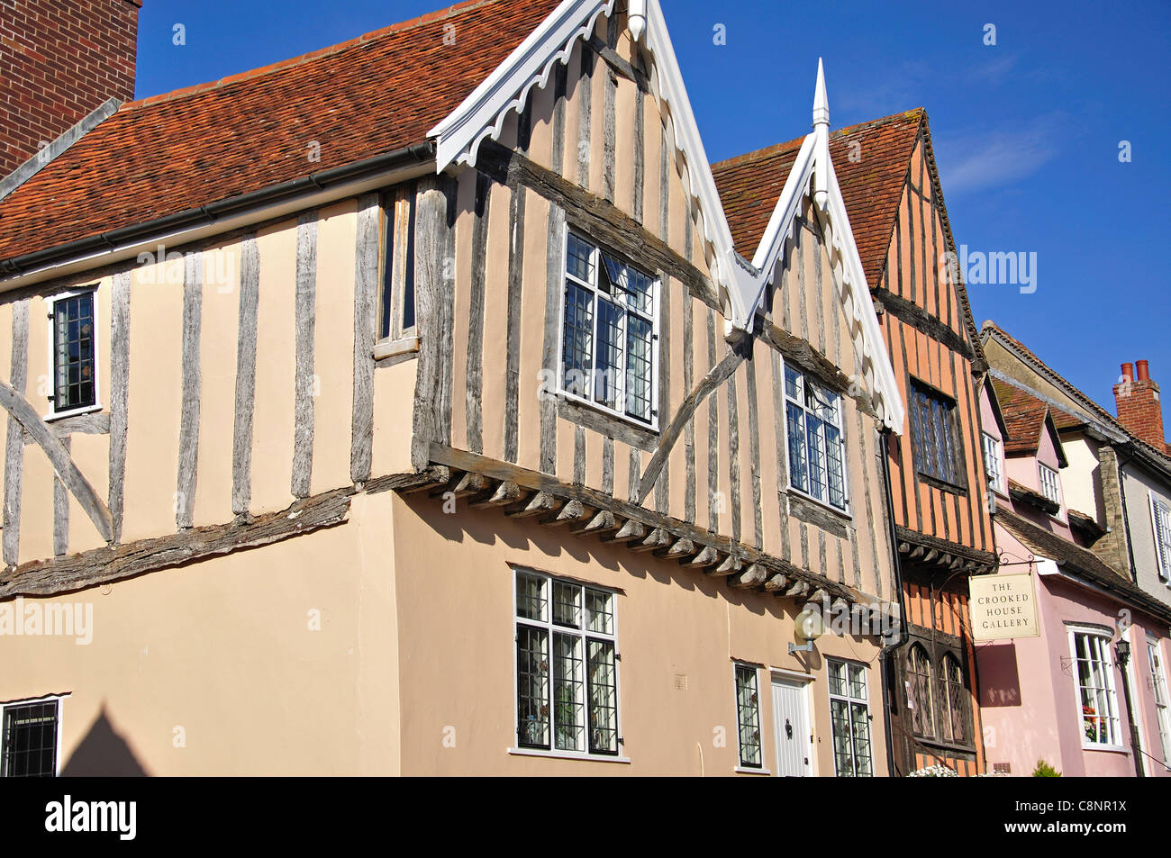 Lavenham high street historic village hi-res stock photography and ...