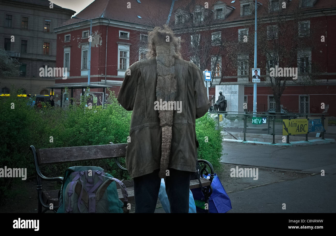 Reverend Gabor Ivanyi the hope of the poor Hungarians Budapest streets ...