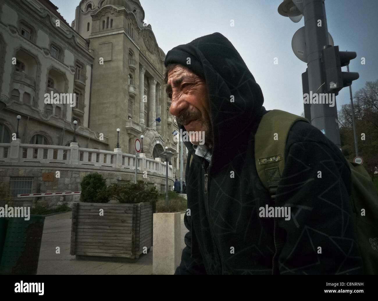 Reverend Gabor Ivanyi the hope of the poor Hungarians Budapest streets ...