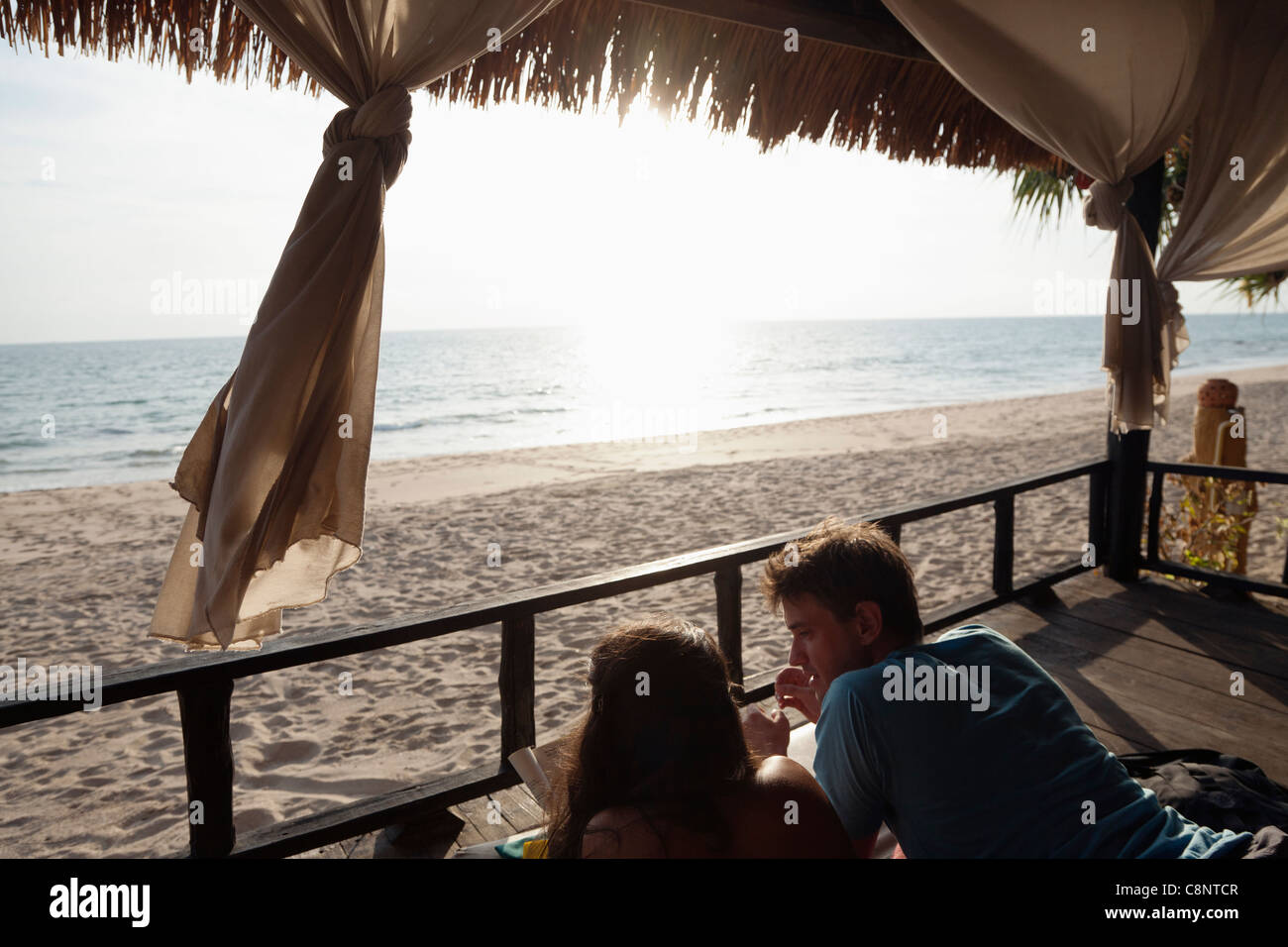 Rear view miami beach ocean hi-res stock photography and images - Alamy