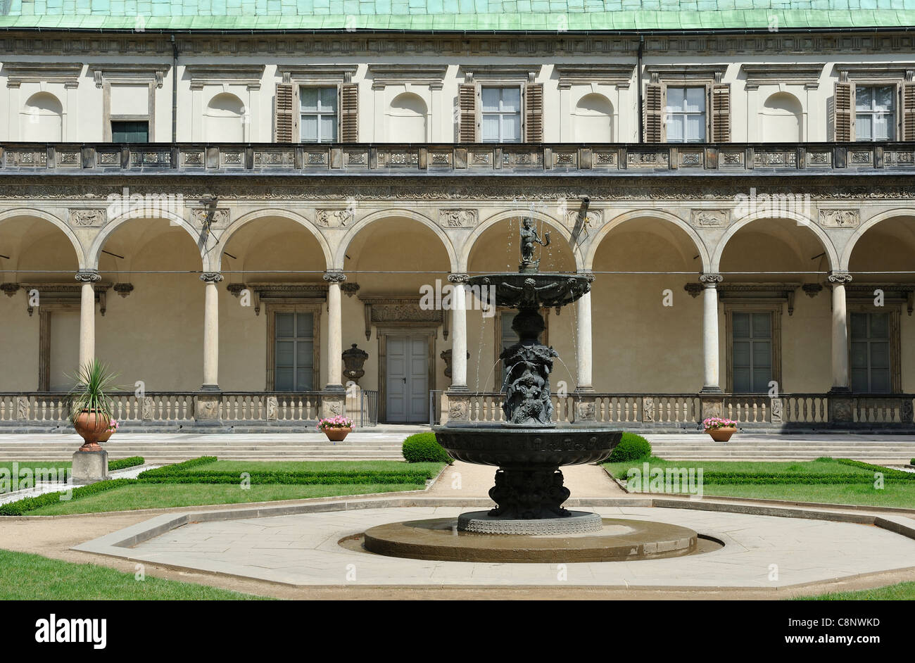 Queen Anne's Summer Palace, the Belveder, Prague Castle Czech Republic ...