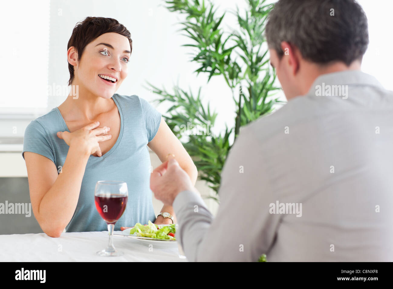 Handsome guy proposing to surprised girlfriend Stock Photo - Alamy