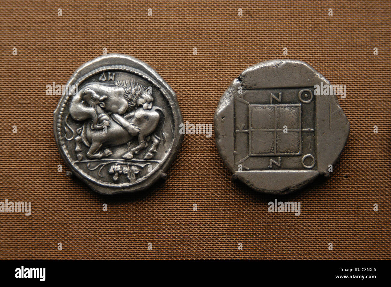 Greek coin hi-res stock photography and images - Alamy